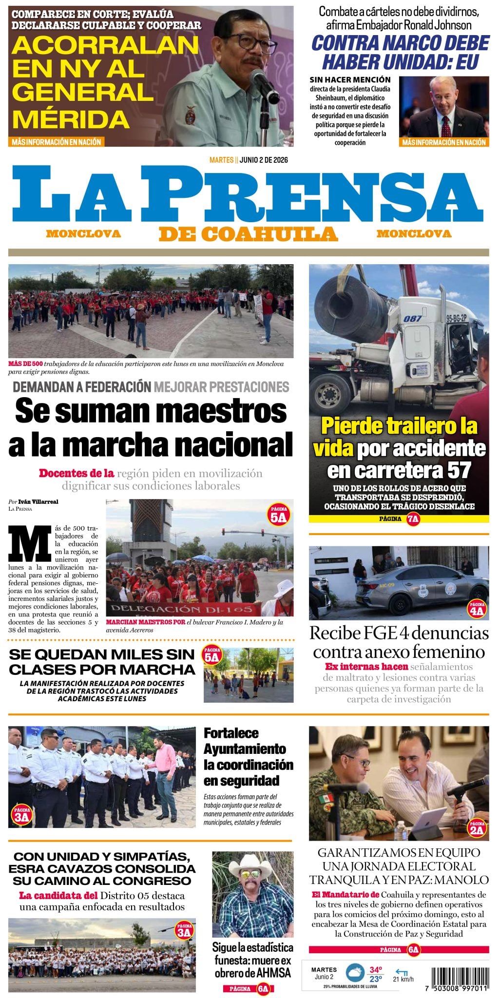 Cerrará Parras 2025 con eventos deportivos - La Prensa de Coahuila ...