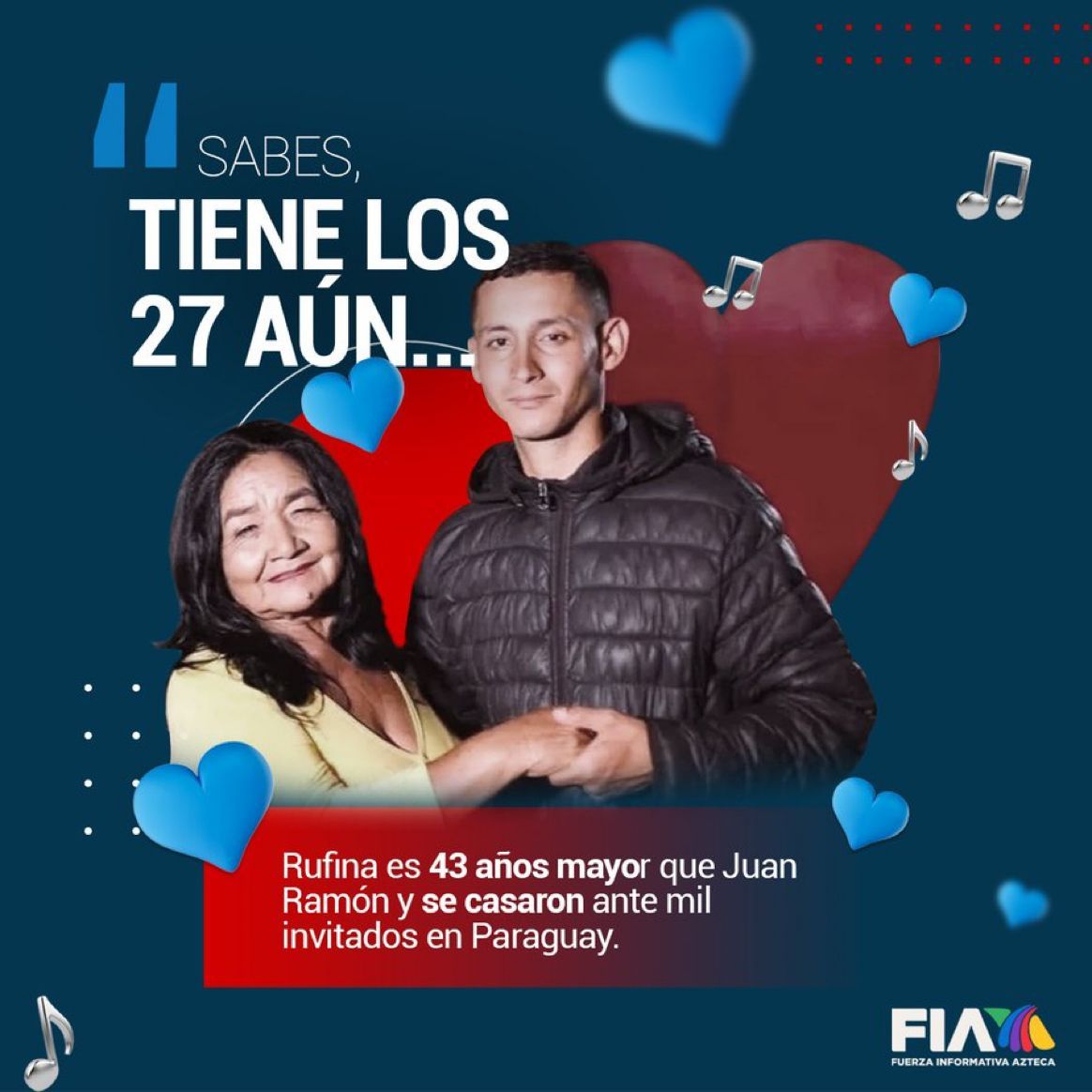 Rufina es 43 años mayor que Juan Ramón y se casaron ante mil invitados ...