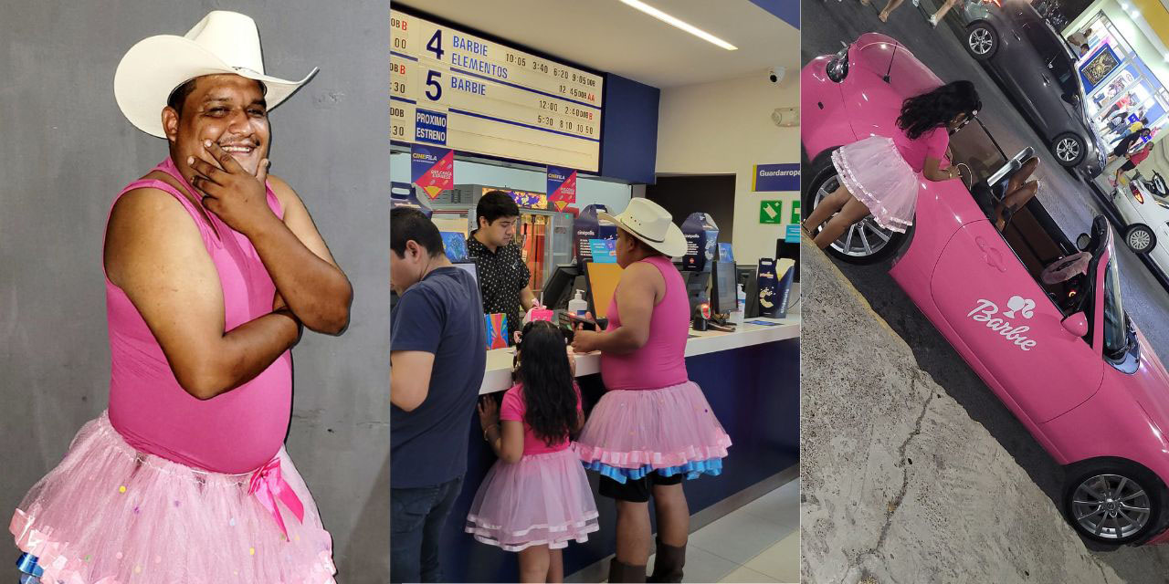Padre Rompe Estereotipos Al Vestirse De Rosa Para Acompañar A Su Hija Al Estreno De Barbie La