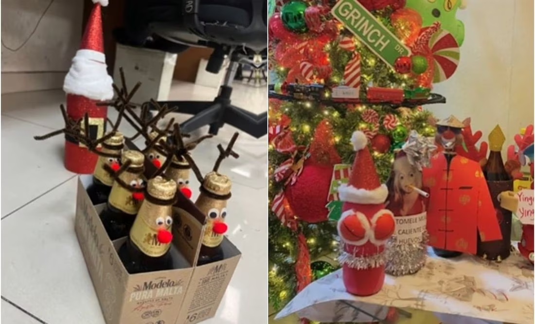 TikTok: Las mejores "caguamas decoradas" para esta Navidad - La Prensa ...