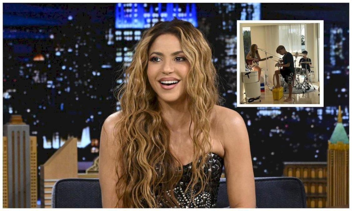 SHAKIRA PRESUME EL TALENTO MUSICAL DE SUS HIJOS CON UNA FOTOGRAFÍA INÉDITA DE LO MÁS REVELADORA ...