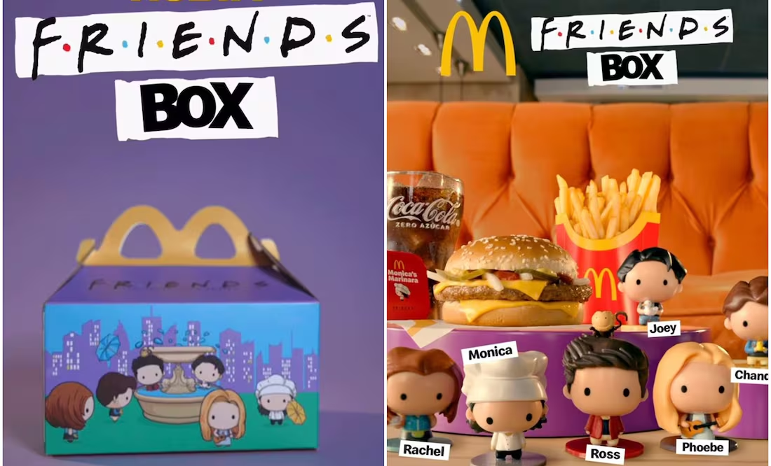 Lanzan cajita feliz de McDonald’s con personajes de “Friends” - La ...