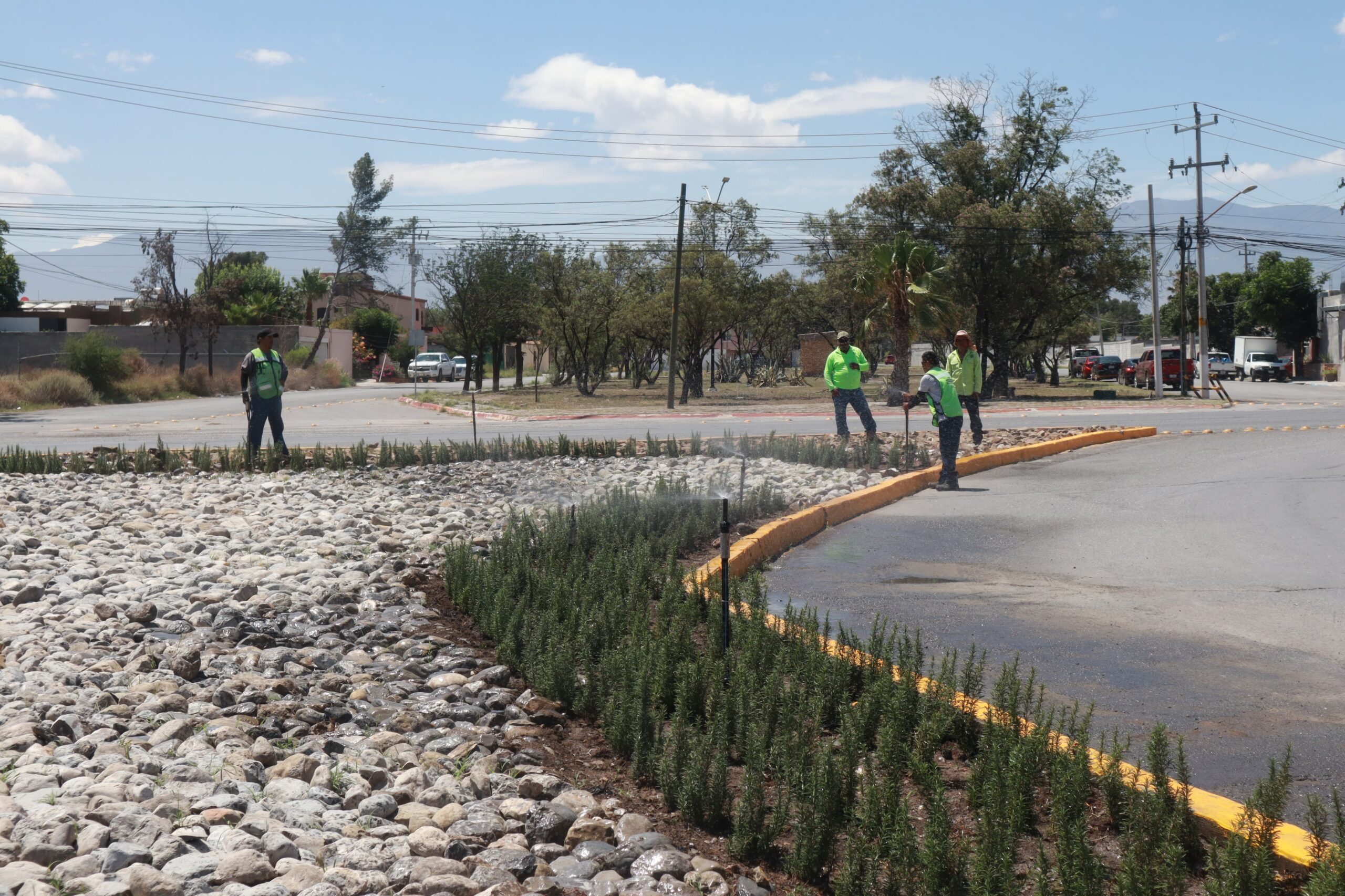 Mejora "Aquí Andamos" la entrada poniente de Saltillo - La Prensa de ...